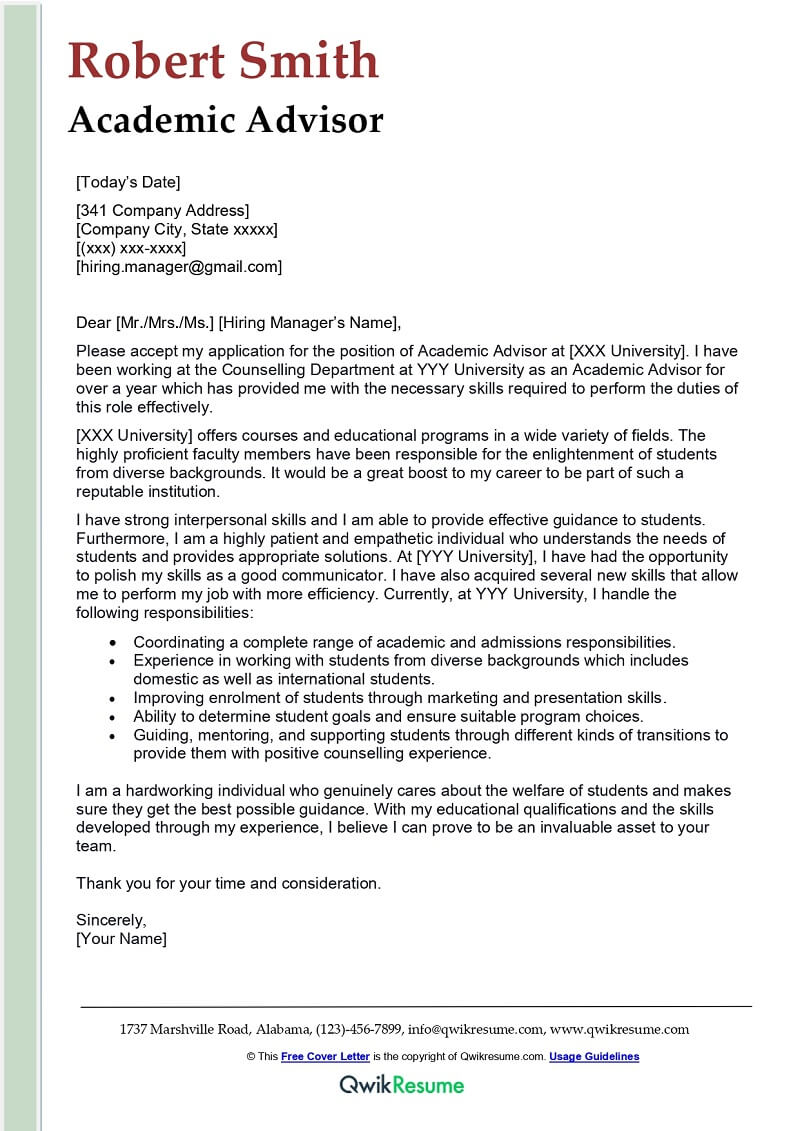 Graduate Assistant Cover Letter Examples QwikResume