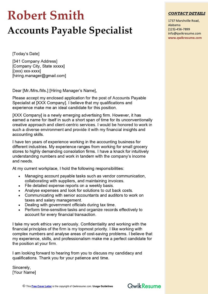 Accounts Payable Letter To Vendors BrandiNeely Blog