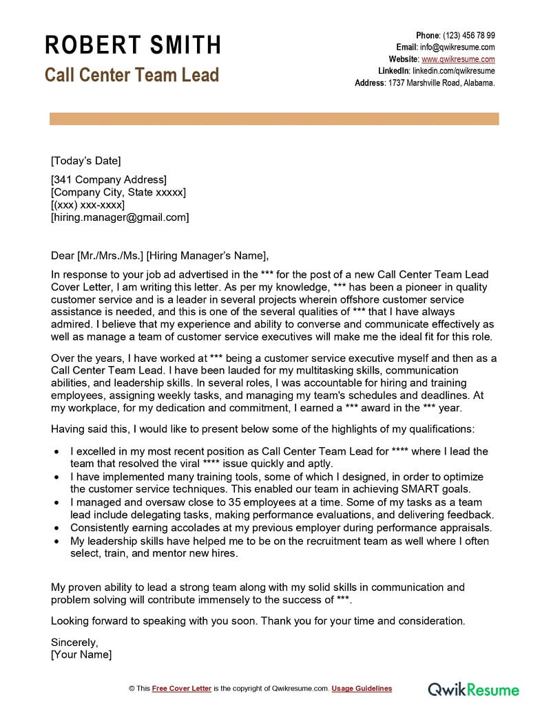 Service Advisor Cover Letter Examples QwikResume