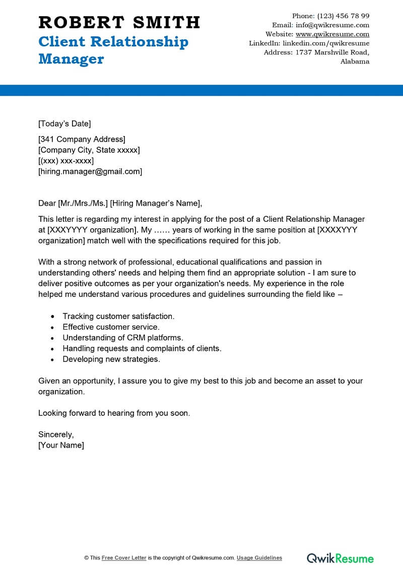 Board Member Cover Letter Examples QwikResume