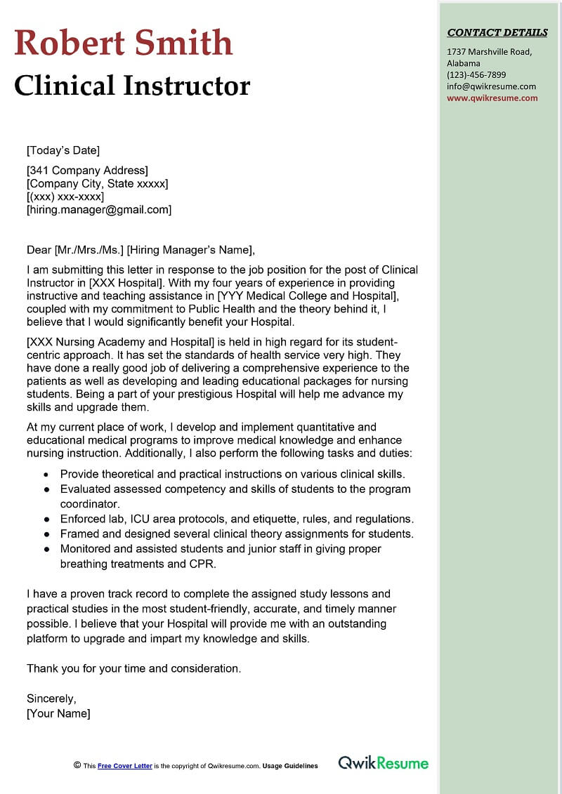 Patient Coordinator Cover Letter Examples QwikResume