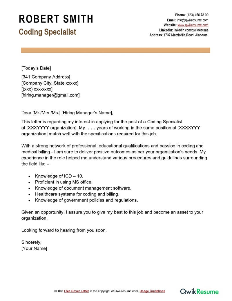 Nursing Supervisor Cover Letter Examples QwikResume