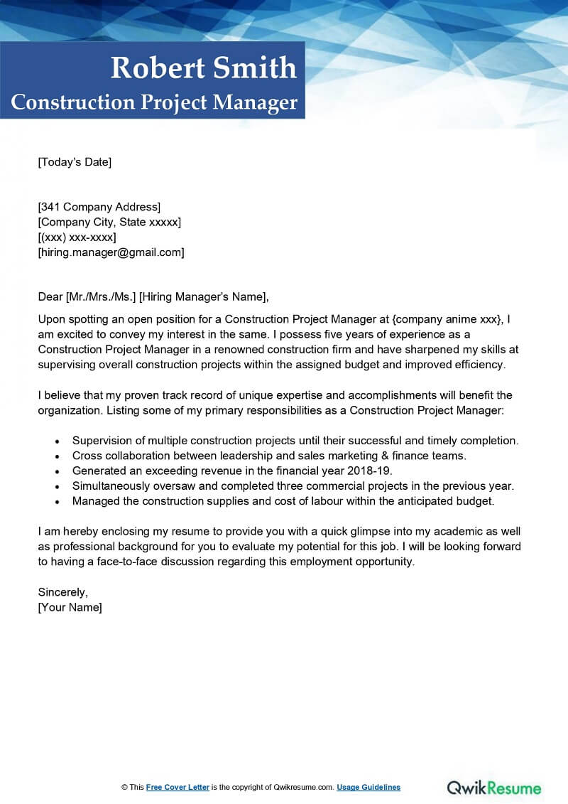Industrial Painter Cover Letter Examples QwikResume