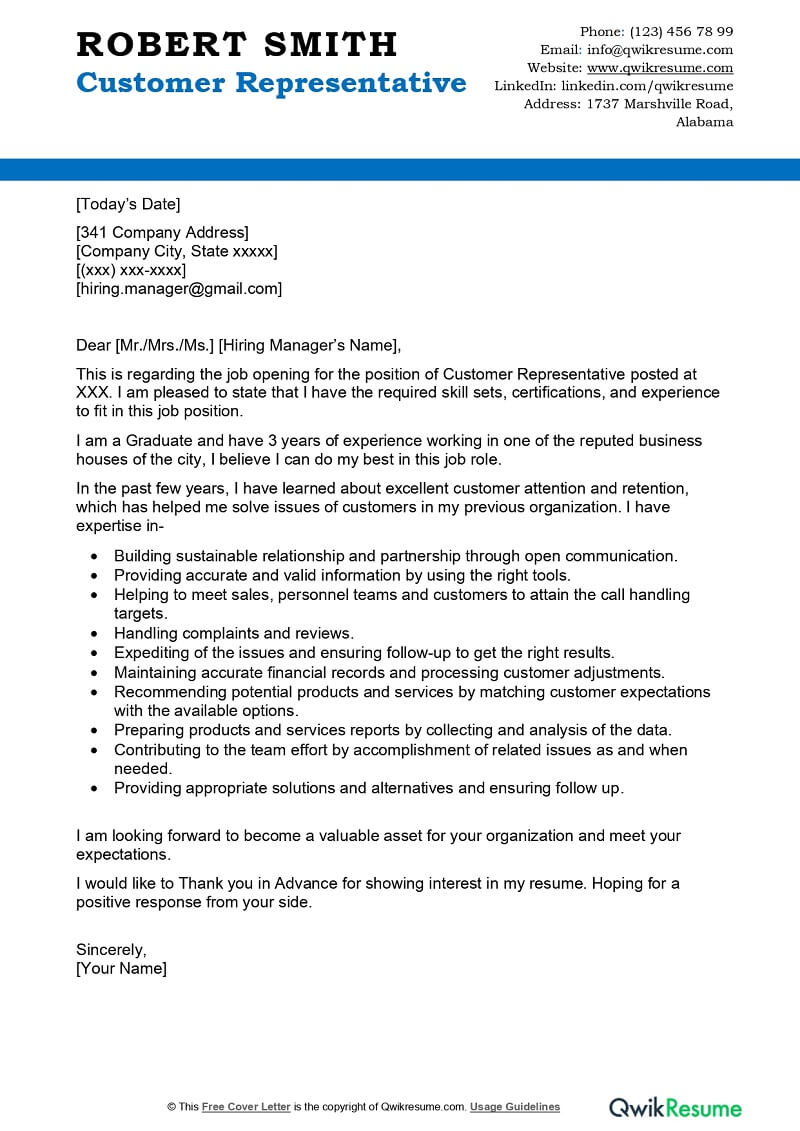 Director Of Customer Service Cover Letter Examples QwikResume