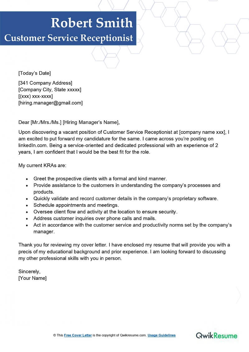 Passenger Service Agent Cover Letter Examples QwikResume
