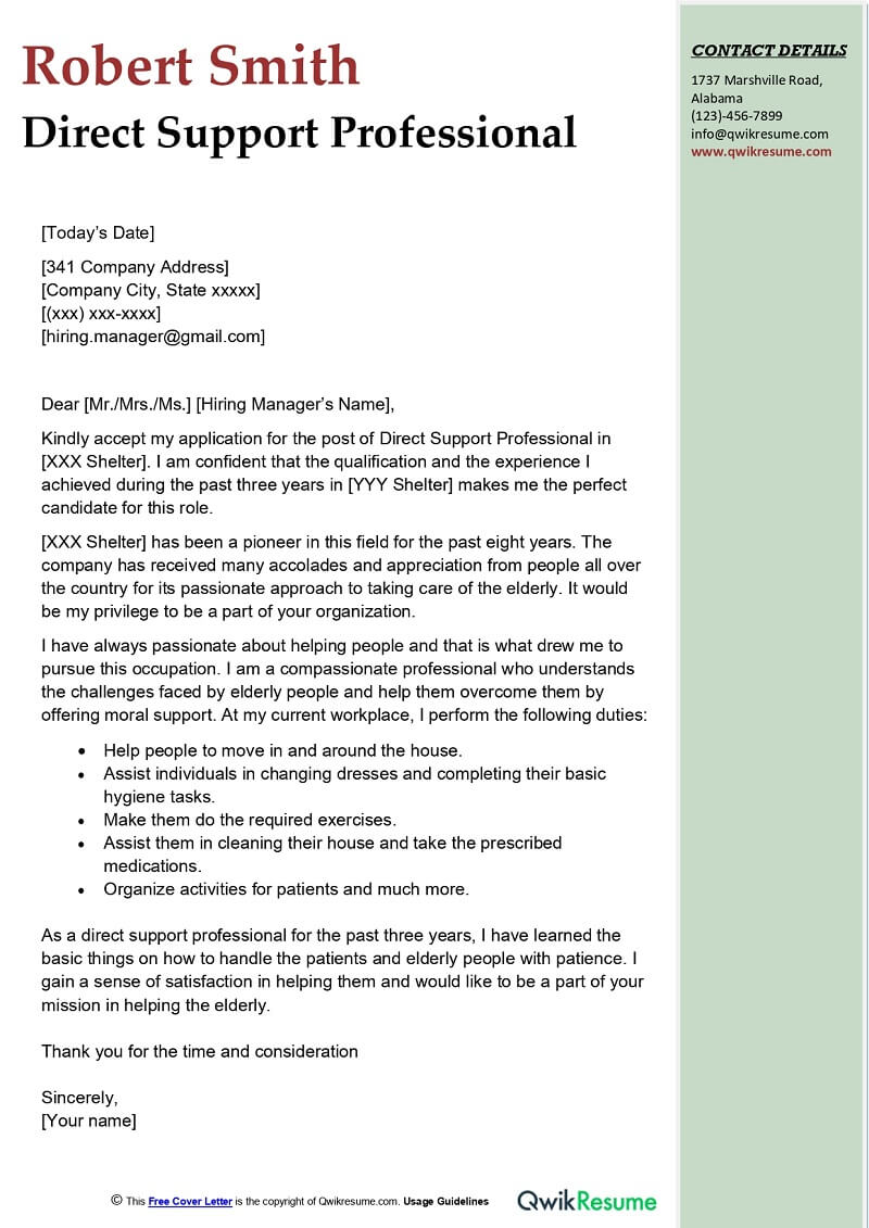 Child Care Worker Cover Letter Examples QwikResume