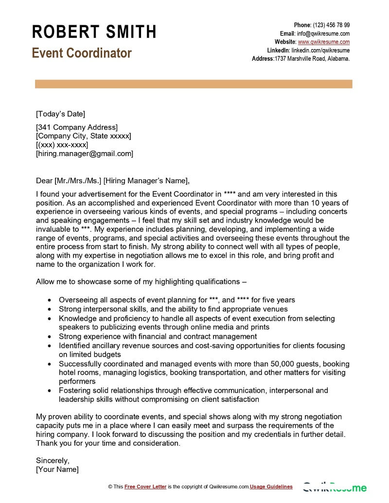 Canteen Manager Cover Letter Examples QwikResume