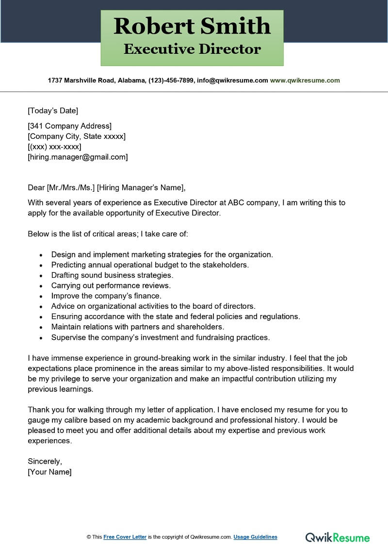 Senior Consultant Cover Letter Examples QwikResume