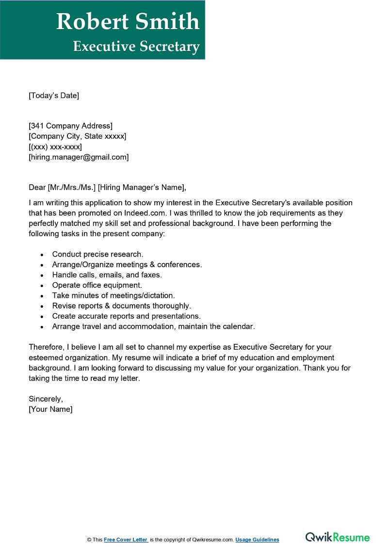 Application Letter For The Position Of A Secretary Resume Format Retail Sales Executive Resume 
