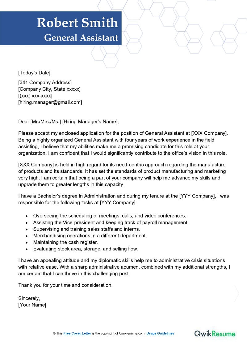 Deputy Director Cover Letter Examples QwikResume
