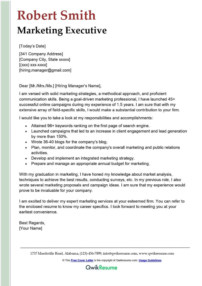 Unique Info About Marketing Director Cover Letter Examples Summary 