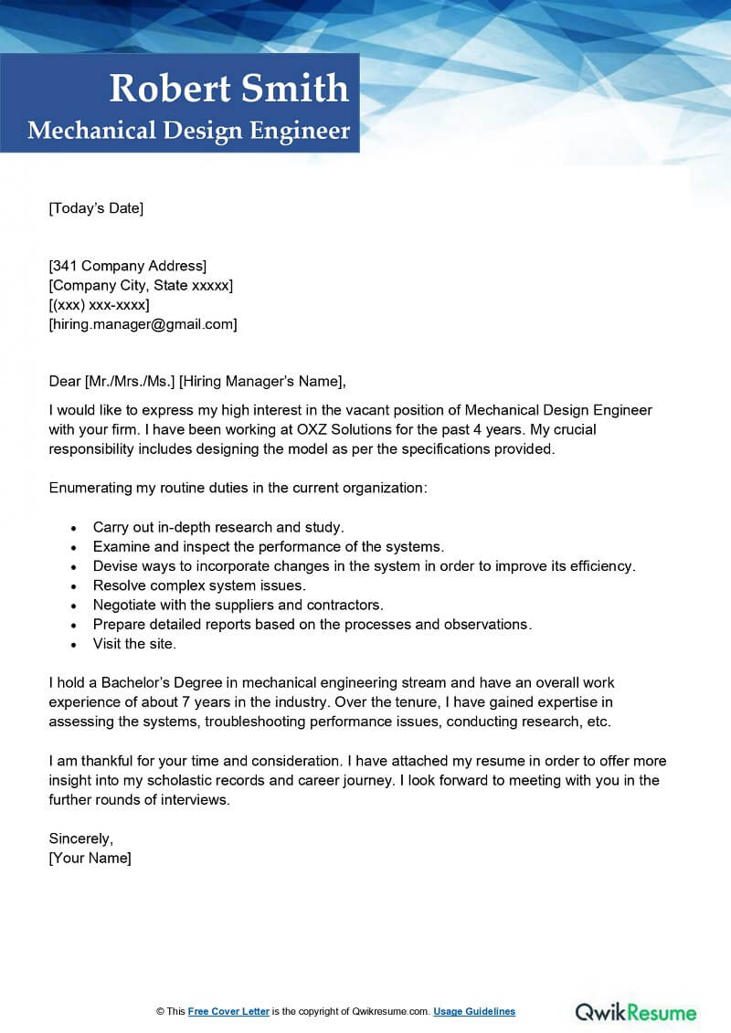 Industrial Engineer Cover Letter Examples QwikResume