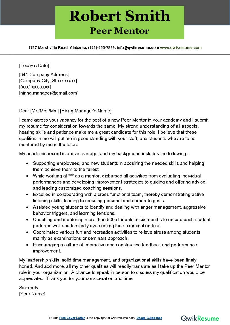 Preschool Teacher Assistant Cover Letter Examples QwikResume