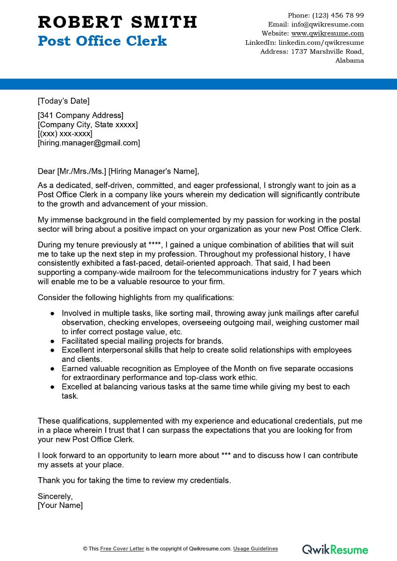 Procurement Internship Cover Letter Examples QwikResume