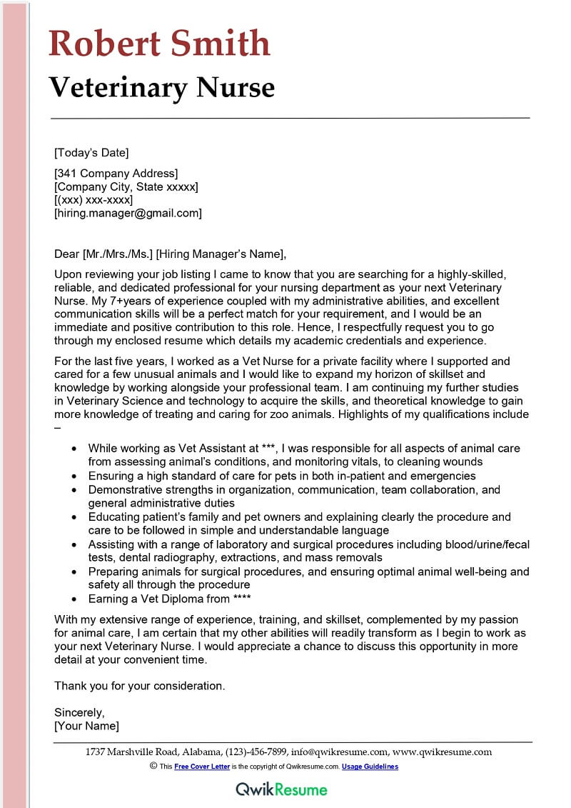 Nurse Practitioner Cover Letter Examples QwikResume