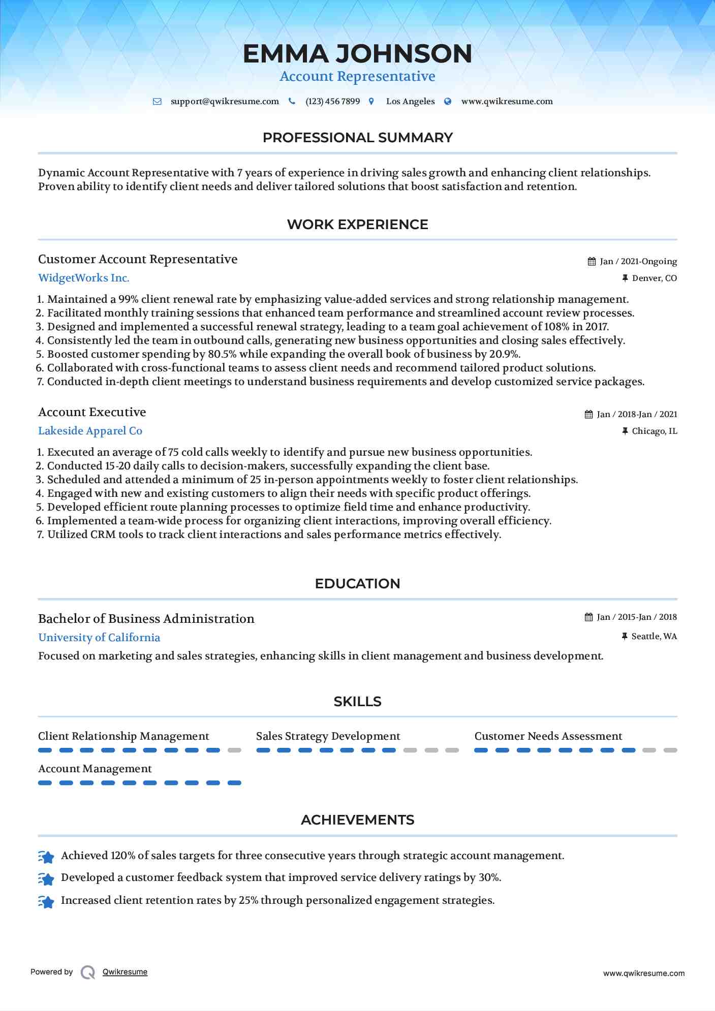 account-representative-resume-samples-qwikresume