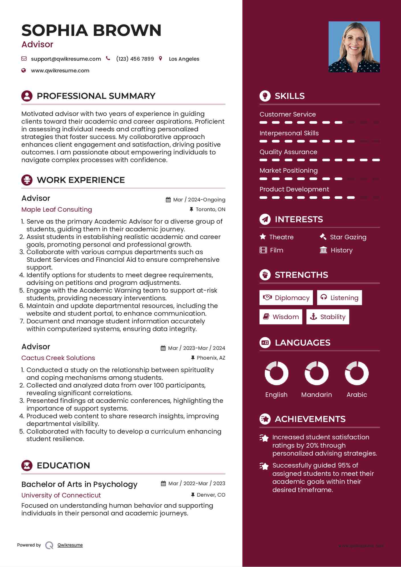 Financial Advisor Resume Objective Examples Resume Objective