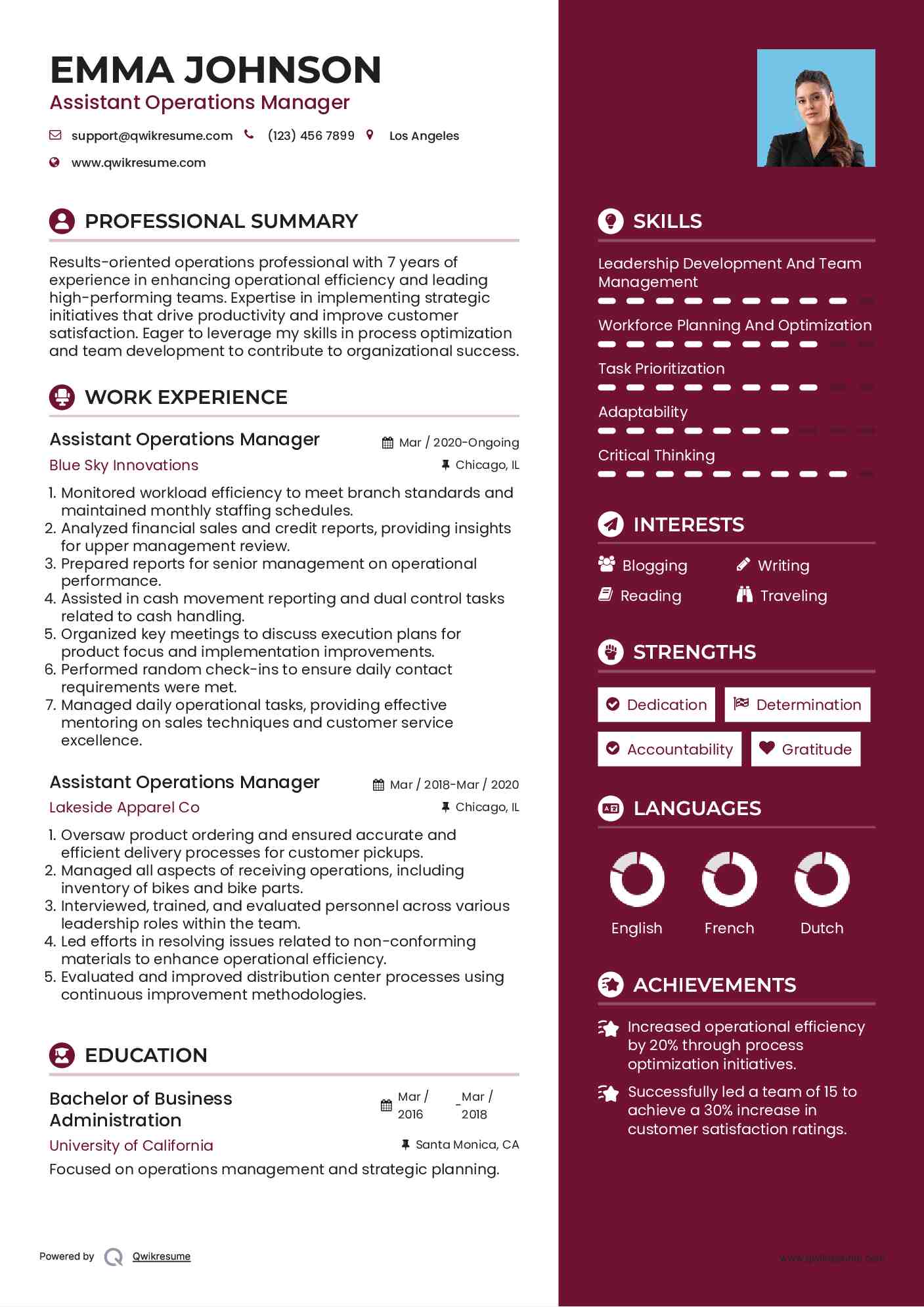 Sample Cover Letter For Assistant Branch Manager Position 