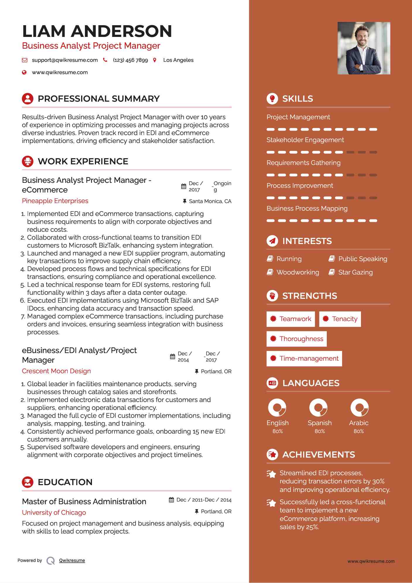 10 Business Analyst Project Manager Resume Samples Templates For 2025 10 Business Analyst Project Manager Resume Samples Templates For 2025