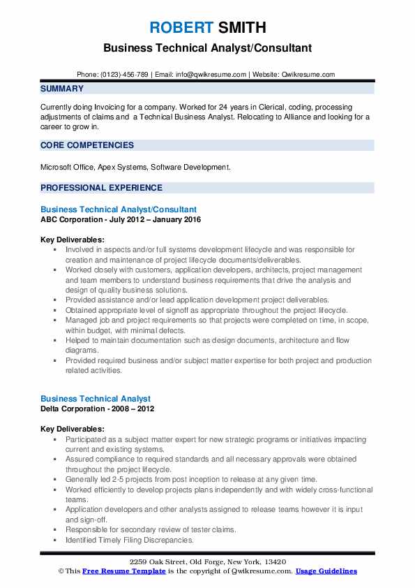 Business Technical Analyst Resume Samples QwikResume Business Technical Analyst Resume Samples QwikResume