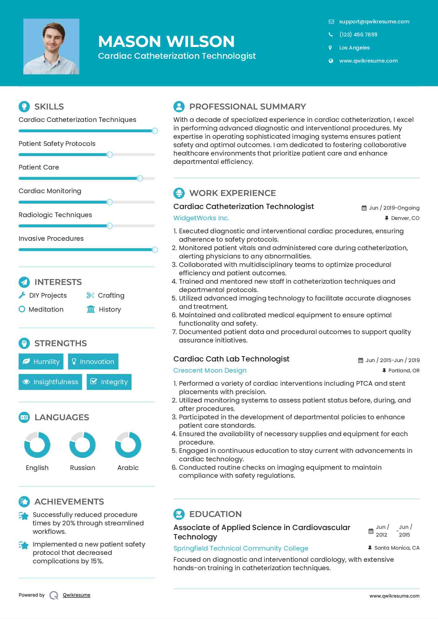 Cardiac Cath Lab Technologist Resume Samples QwikResume Cardiac Cath Lab Technologist Resume Samples QwikResume