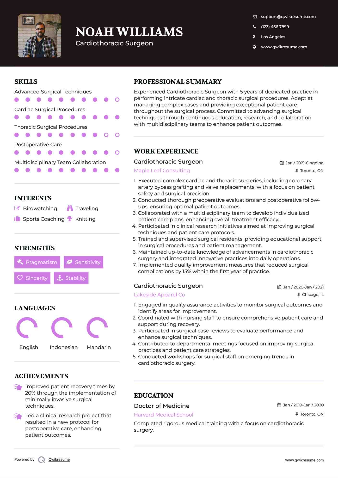 10+ Cardiothoracic Surgeon Resume Samples & Templates for 2025 10+ Cardiothoracic Surgeon Resume Samples & Templates for 2025