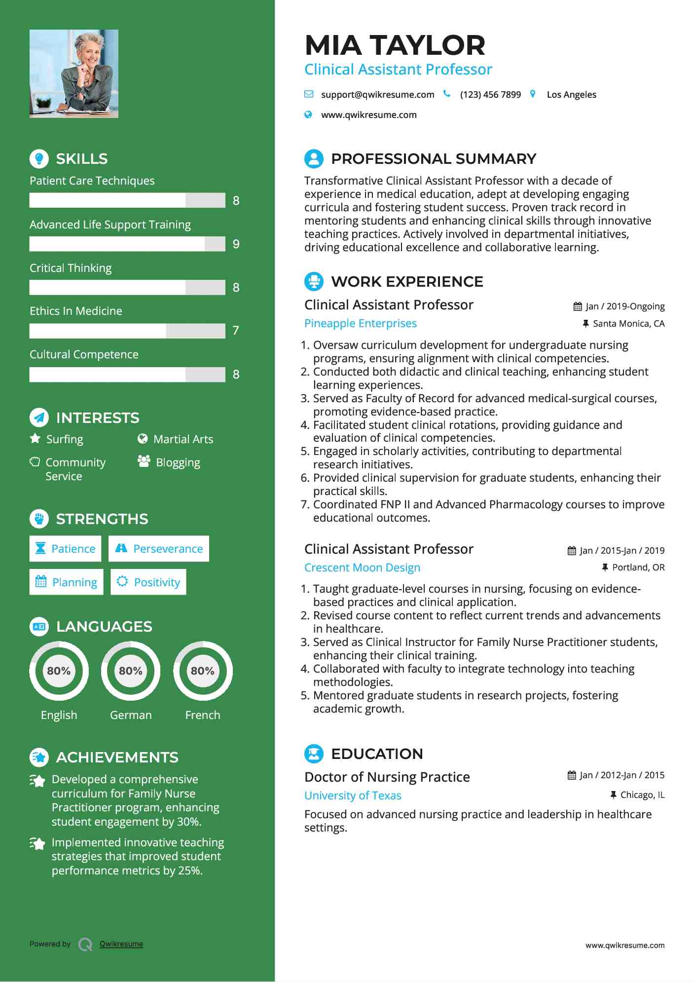 10+ Clinical Assistant Professor Resume Samples & Templates for 2025 10+ Clinical Assistant Professor Resume Samples & Templates for 2025