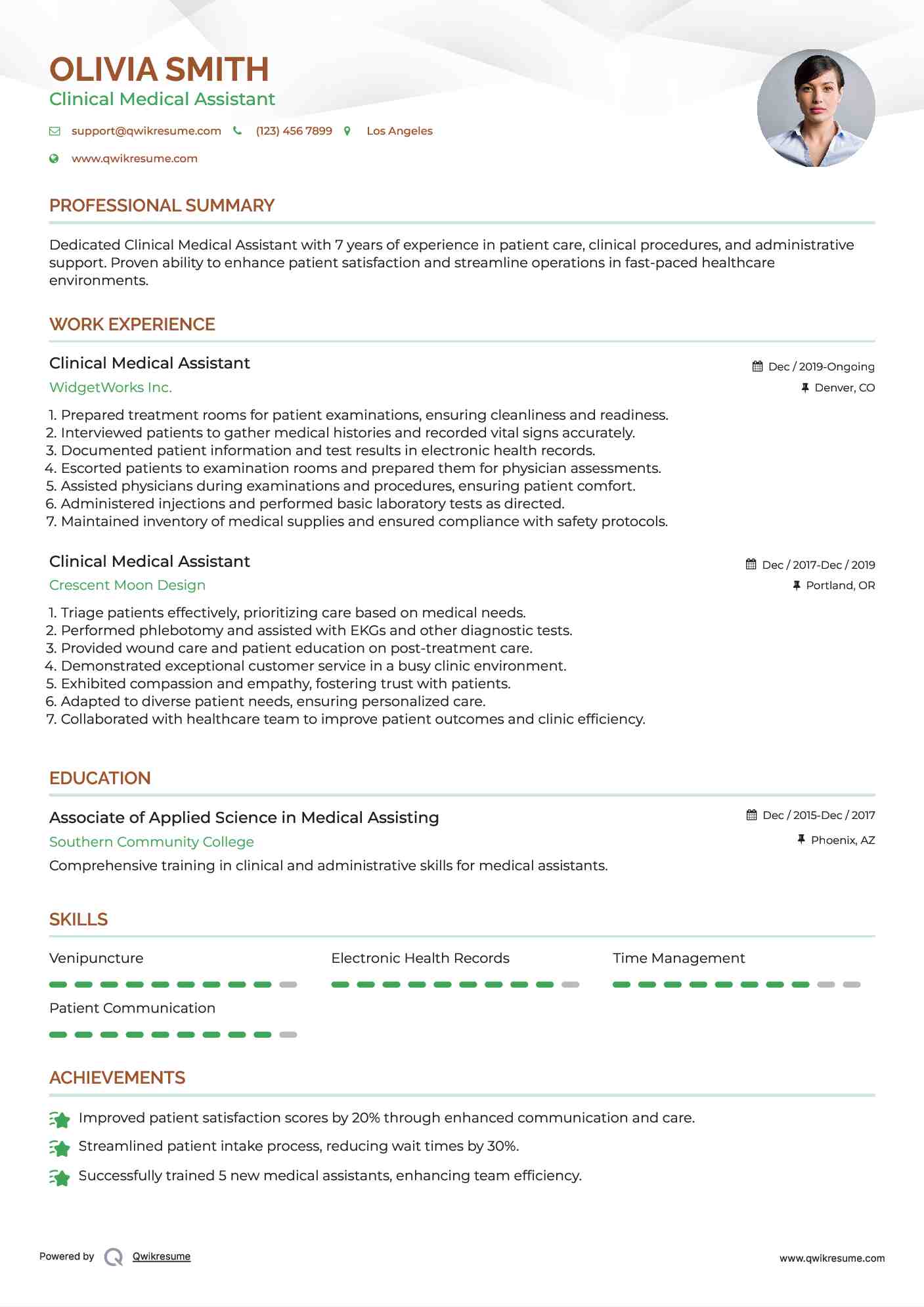 Free Medical Assistant Resume Templates FREE PRINTABLE TEMPLATES