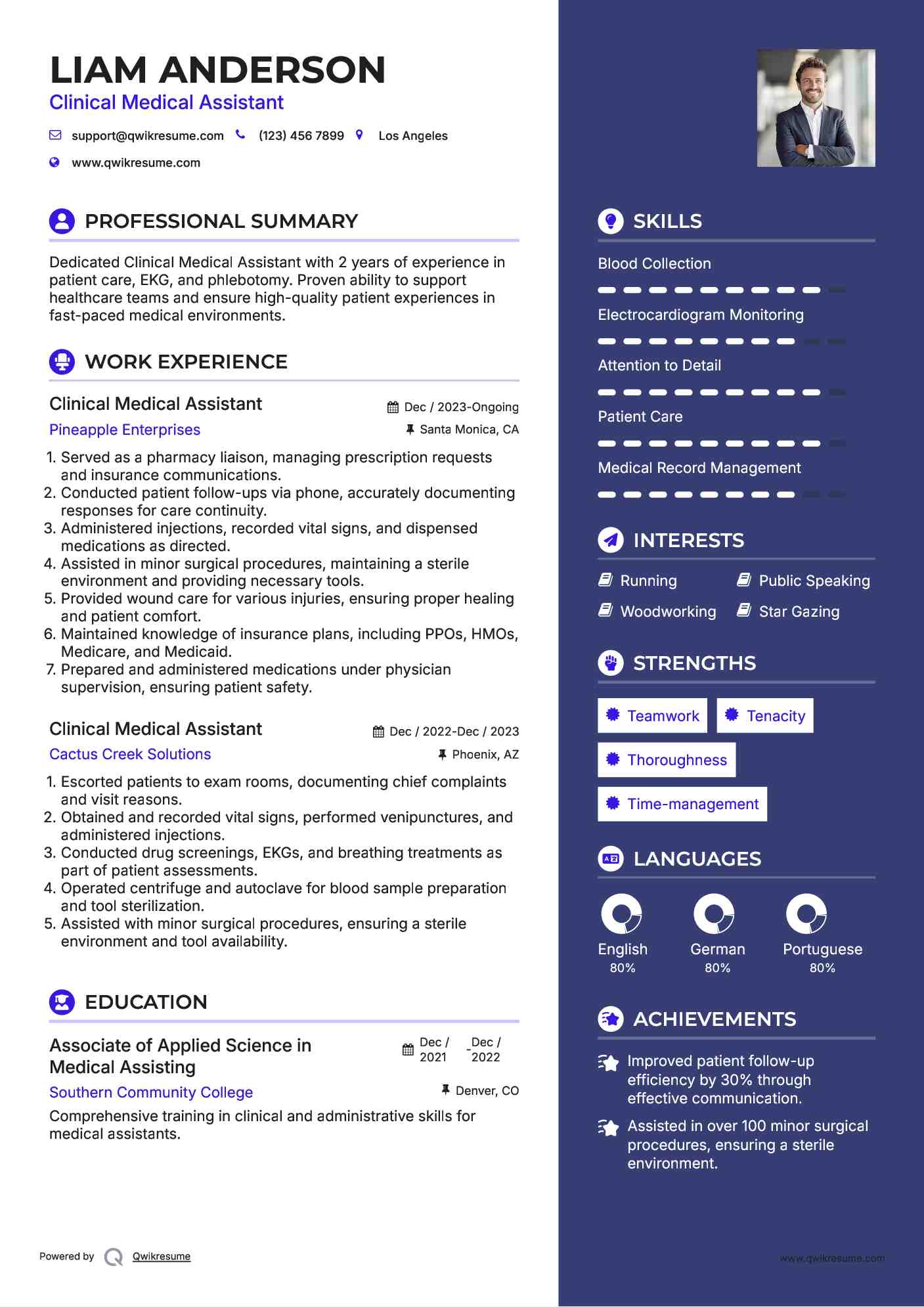 10 Clinical Medical Assistant Resume Samples Templates For 2025
