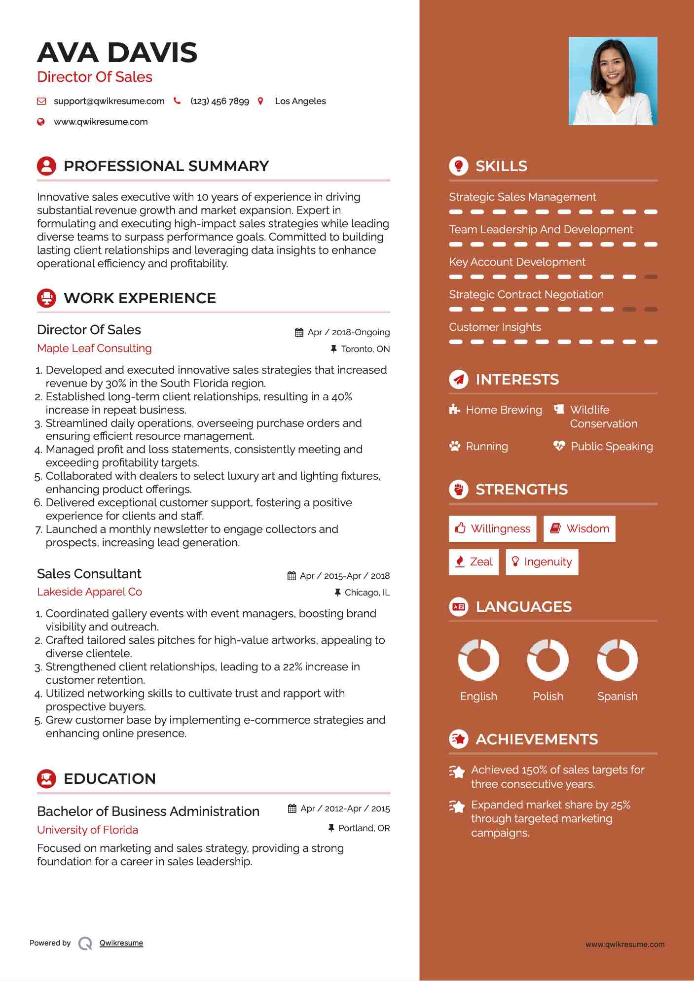 Director Of Sales Resume AnthonyDycus Blog