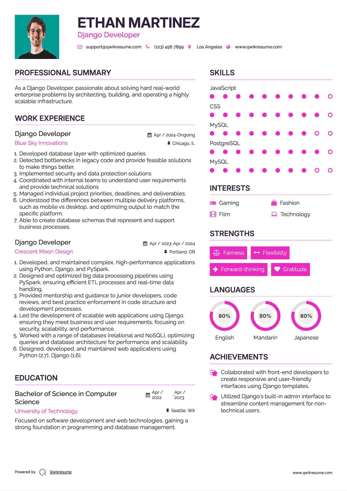 10+ Django Developer Resume Samples & Templates for 2025 10+ Django Developer Resume Samples & Templates for 2025