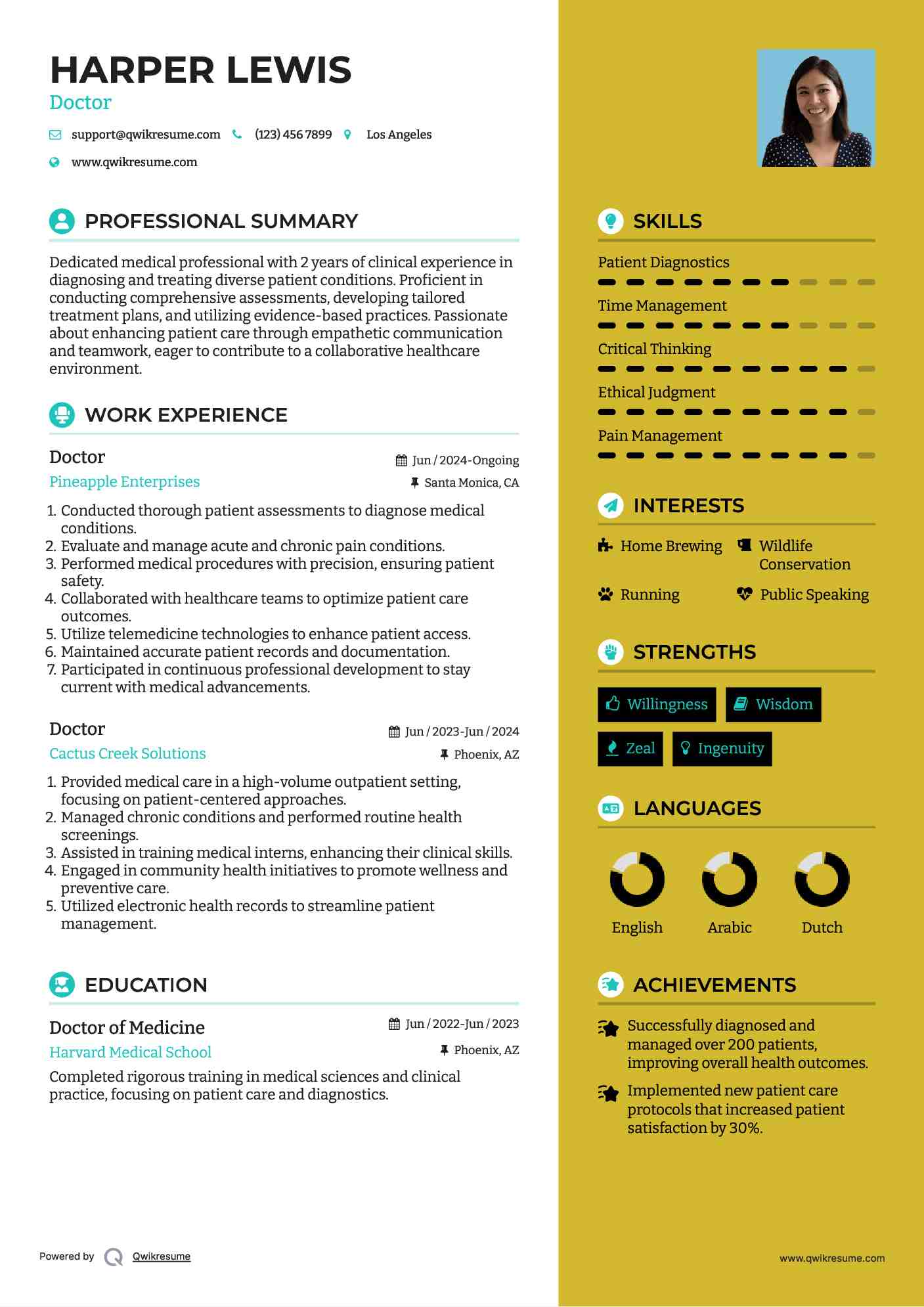 Doctor Resume Samples QwikResume Doctor Resume Samples QwikResume