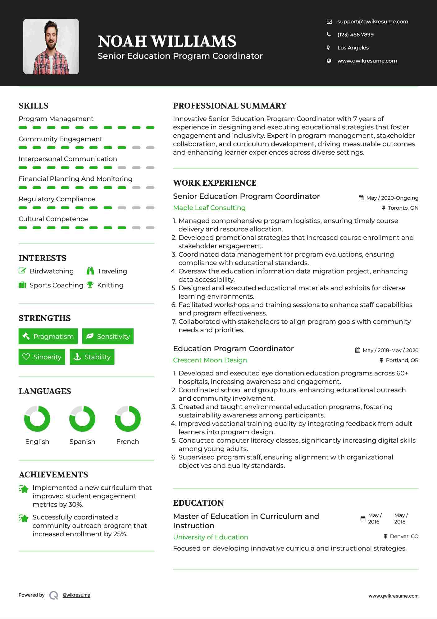 10+ Education Program Coordinator Resume Samples & Templates for 2025