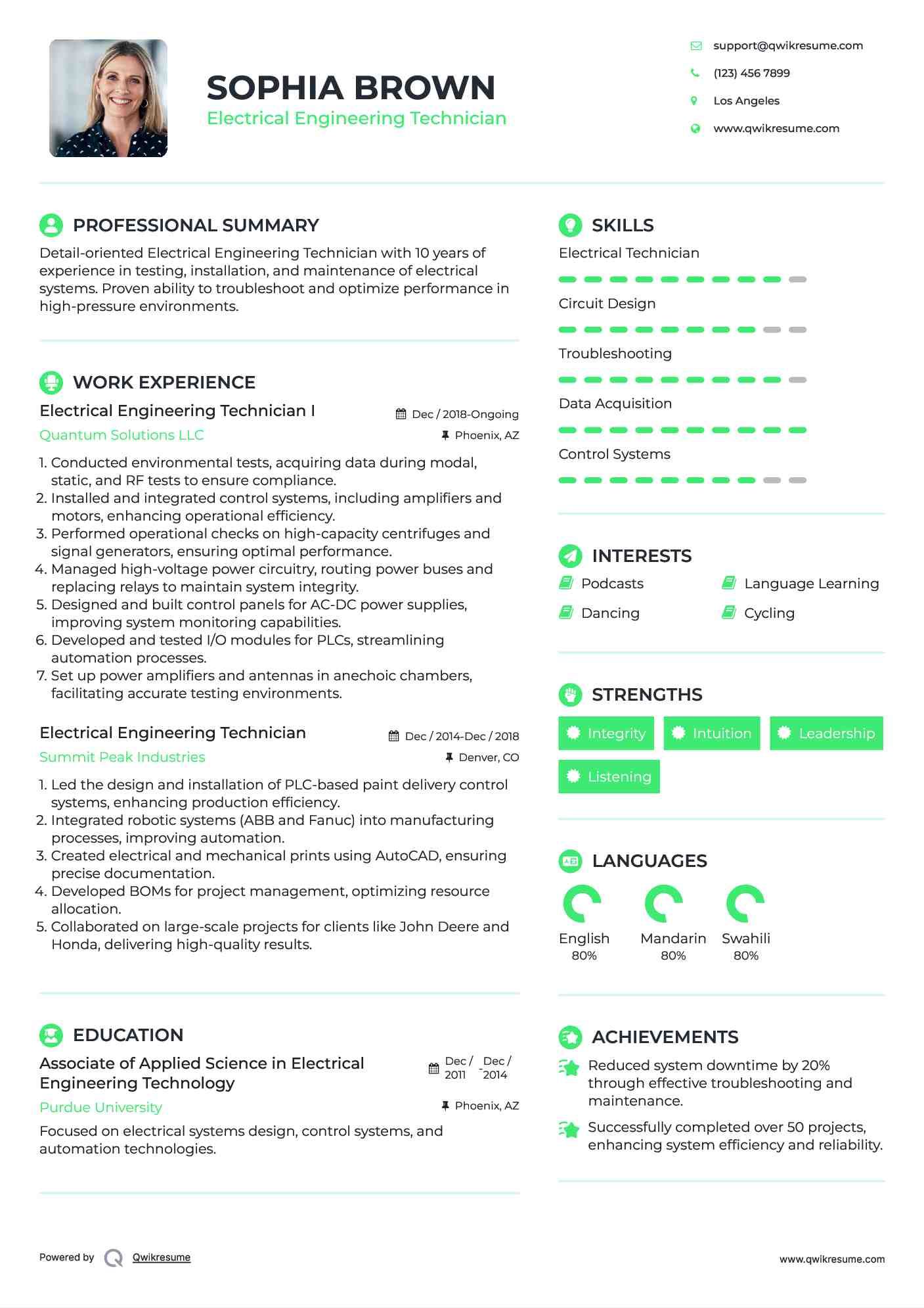 Electrical Engineering Job Description Electrical Engineering Job Description
