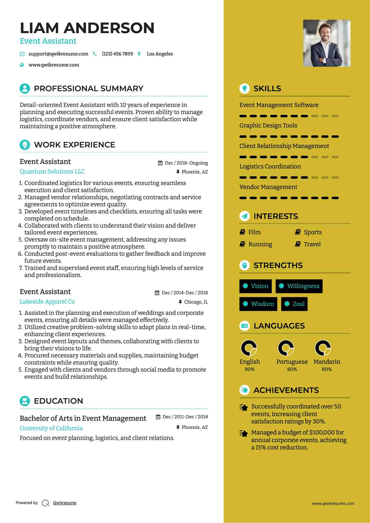 Event Assistant Resume Samples QwikResume Event Assistant Resume Samples QwikResume