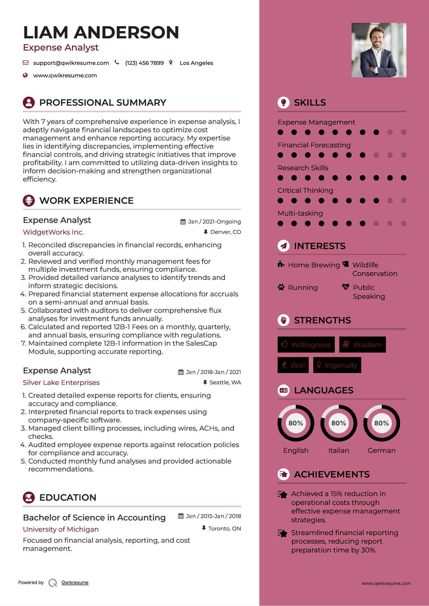 Expense Report Ap Resume Sample Resume Example Gallery Vrogue