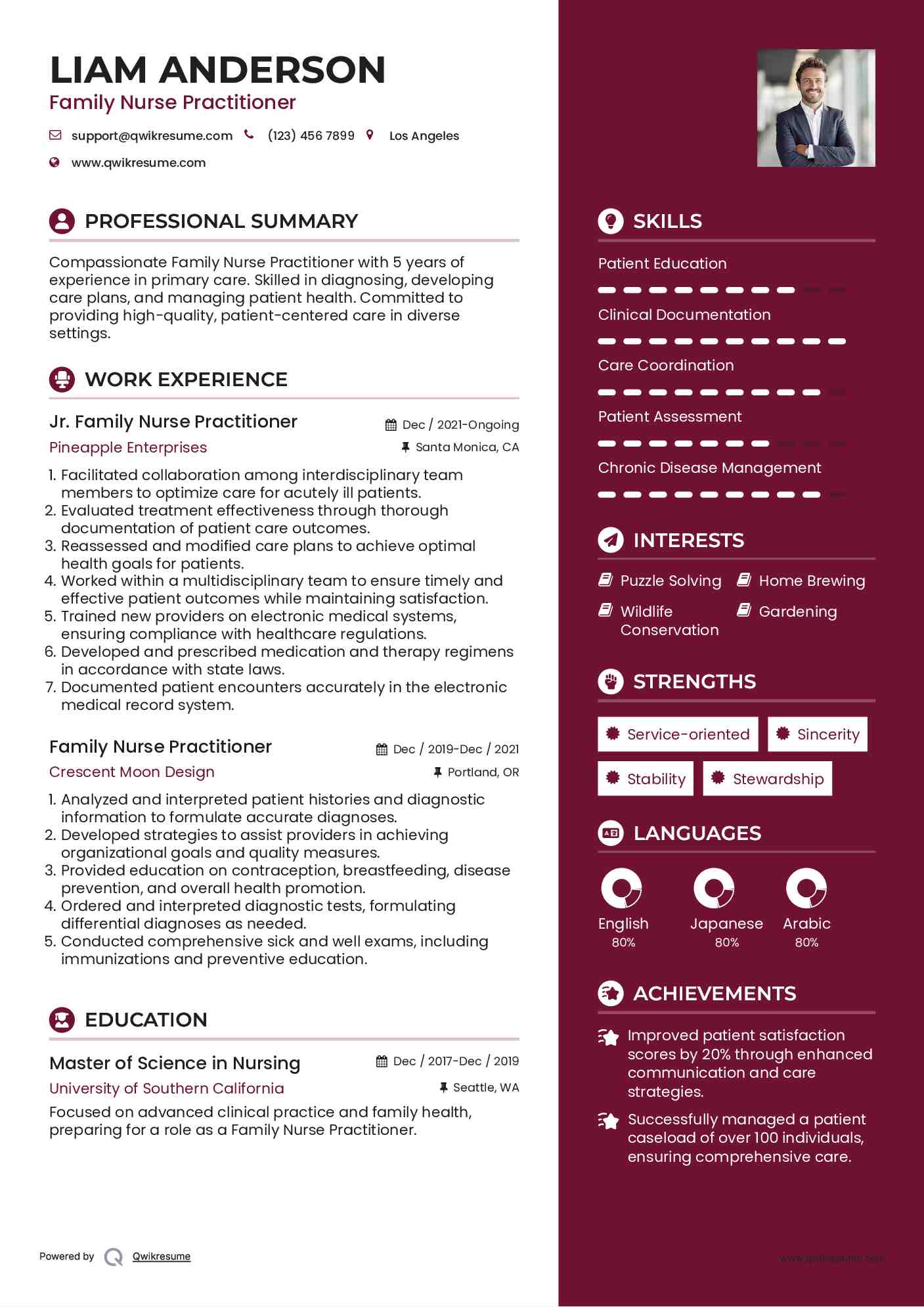 7 Resumes Ideas In 2022 Resume Examples Family Nurse Practitioner 