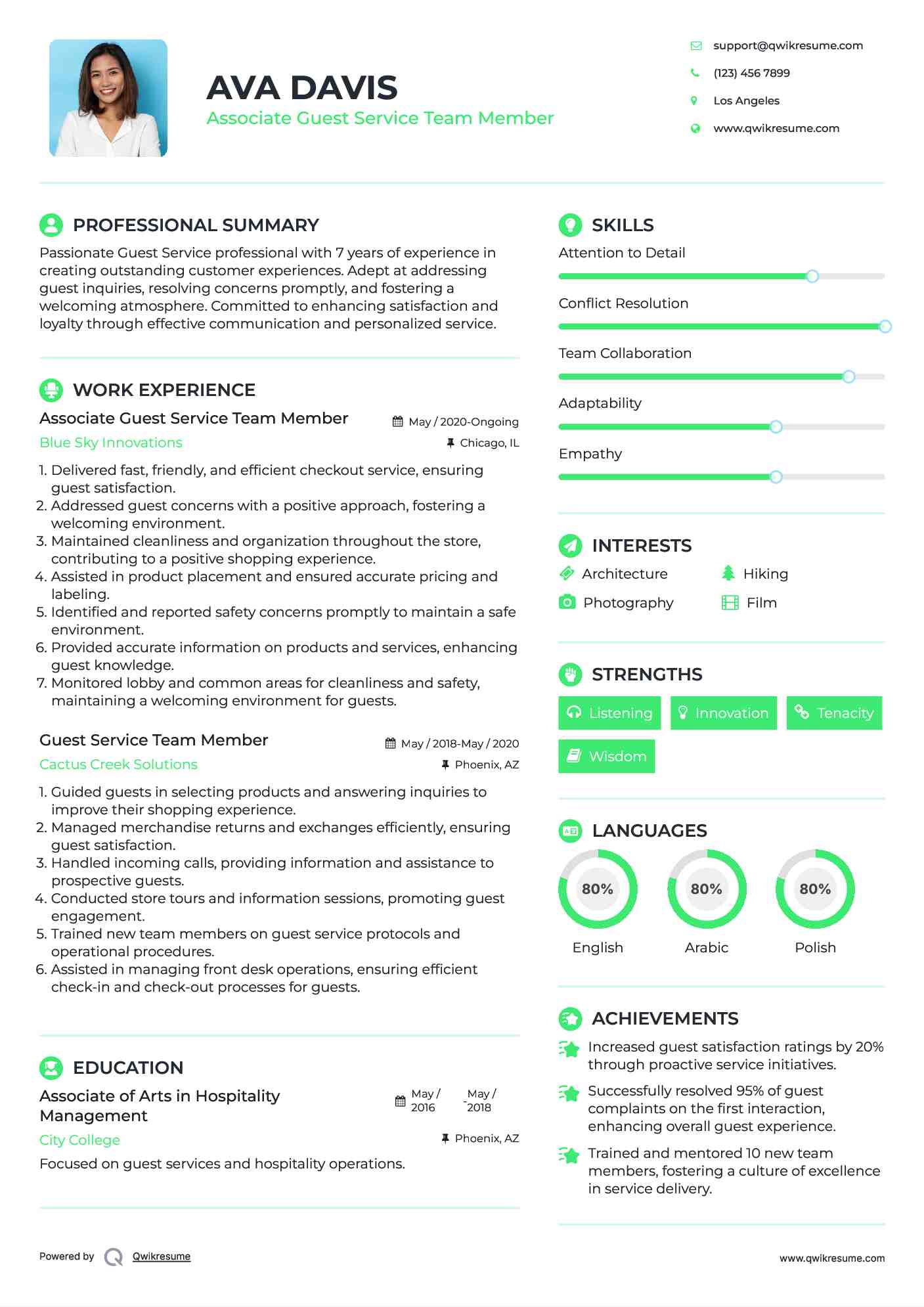 Guest Service Team Member Resume Samples QwikResume guest-service-team-member-resume-samples-qwikresume