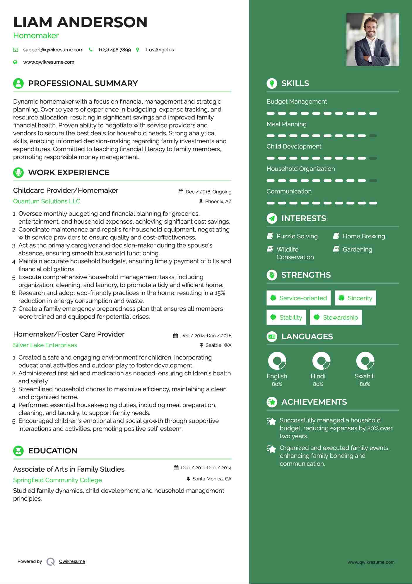10 Homemaker Resume Samples Templates For 2025 10 Homemaker Resume Samples Templates For 2025
