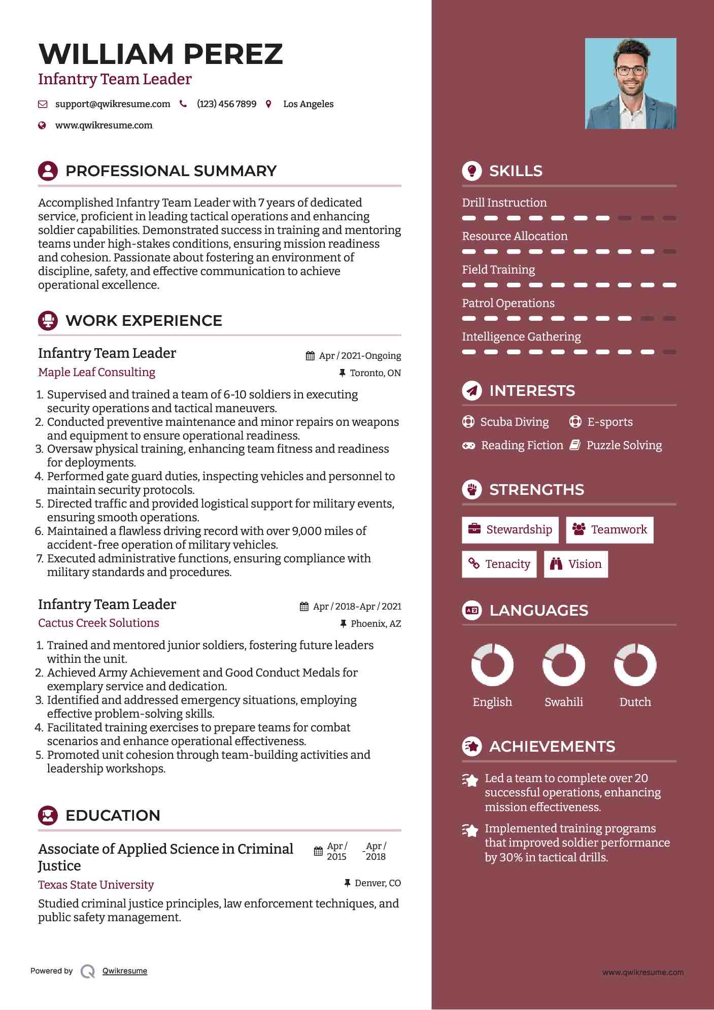  Team Leader Resume Examples 7boombeach astuce