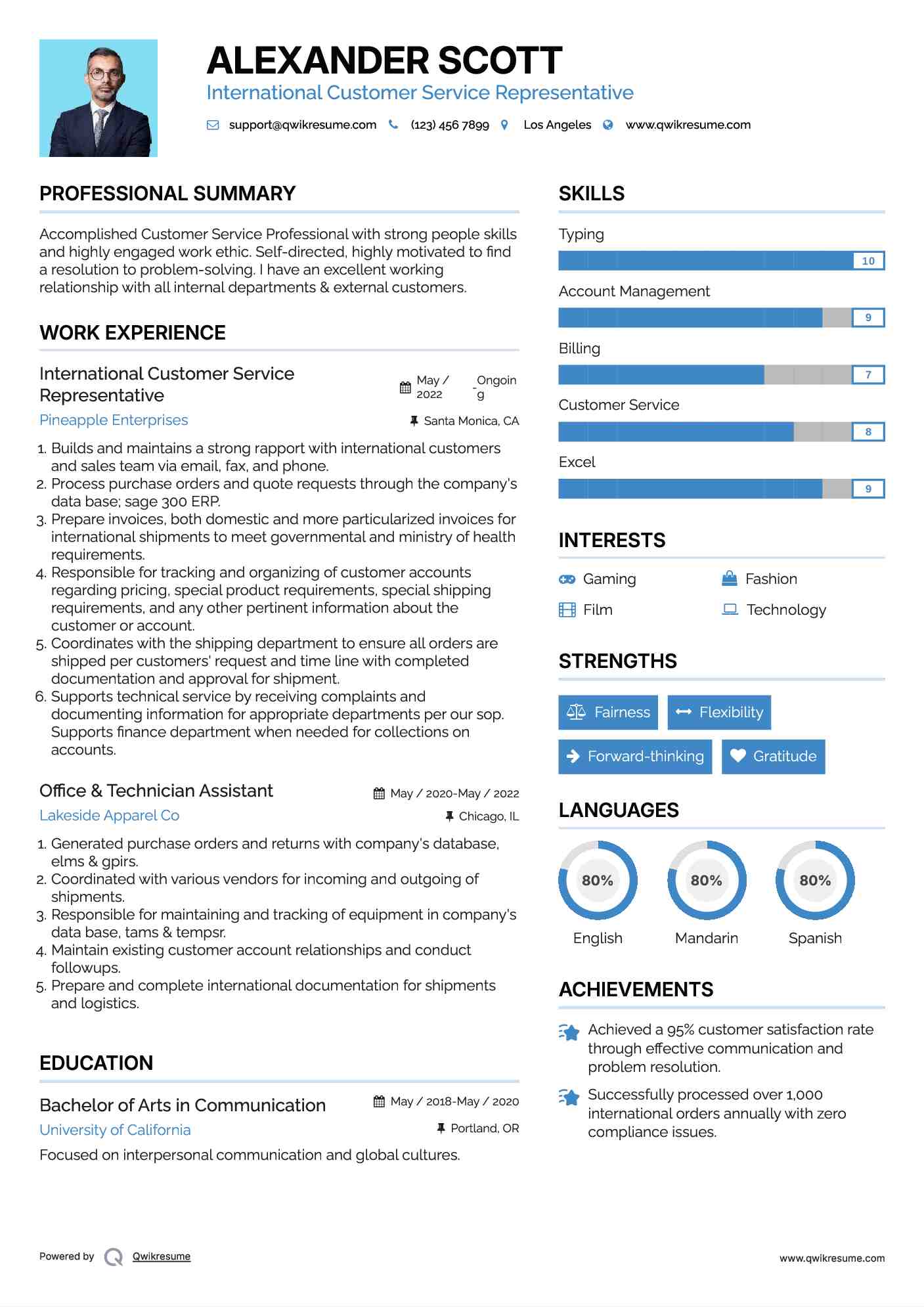 Customer Service Resume Samples Examples And Tips