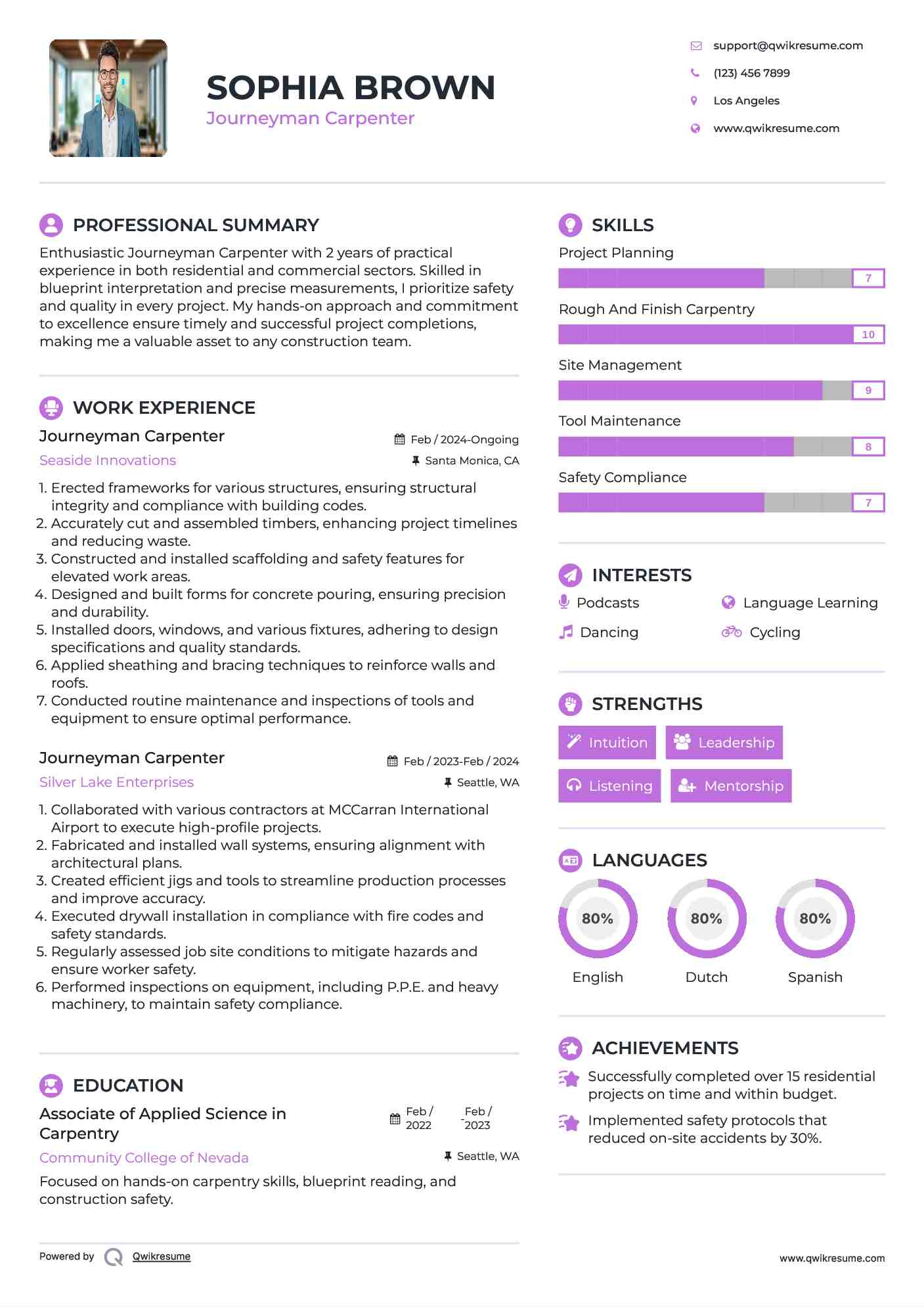 Journeyman Carpenter