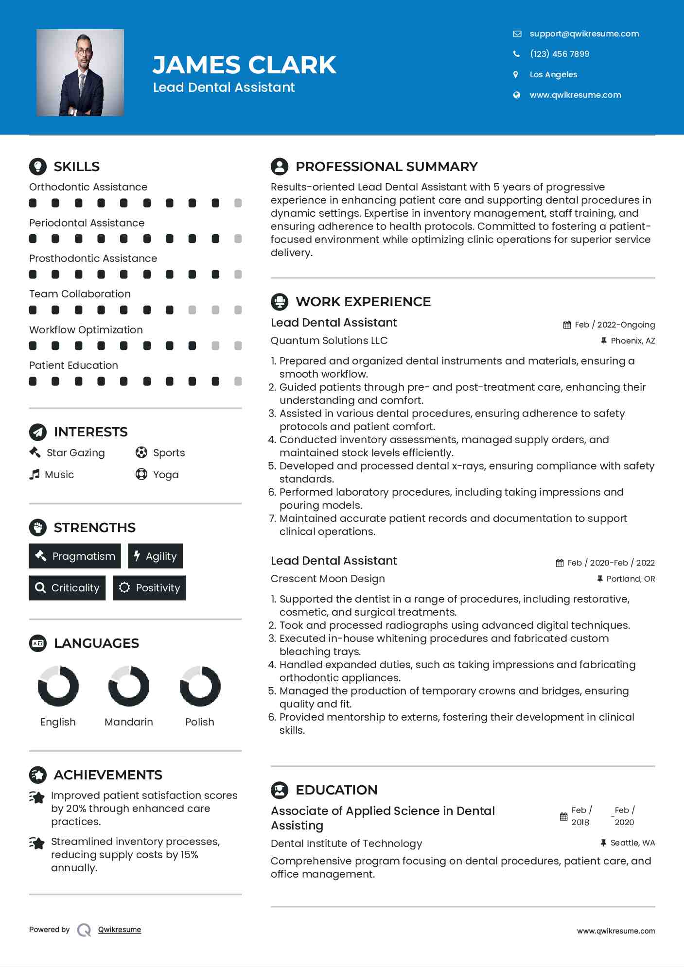 Lead Dental Assistant Resume Samples QwikResume Lead Dental Assistant Resume Samples QwikResume