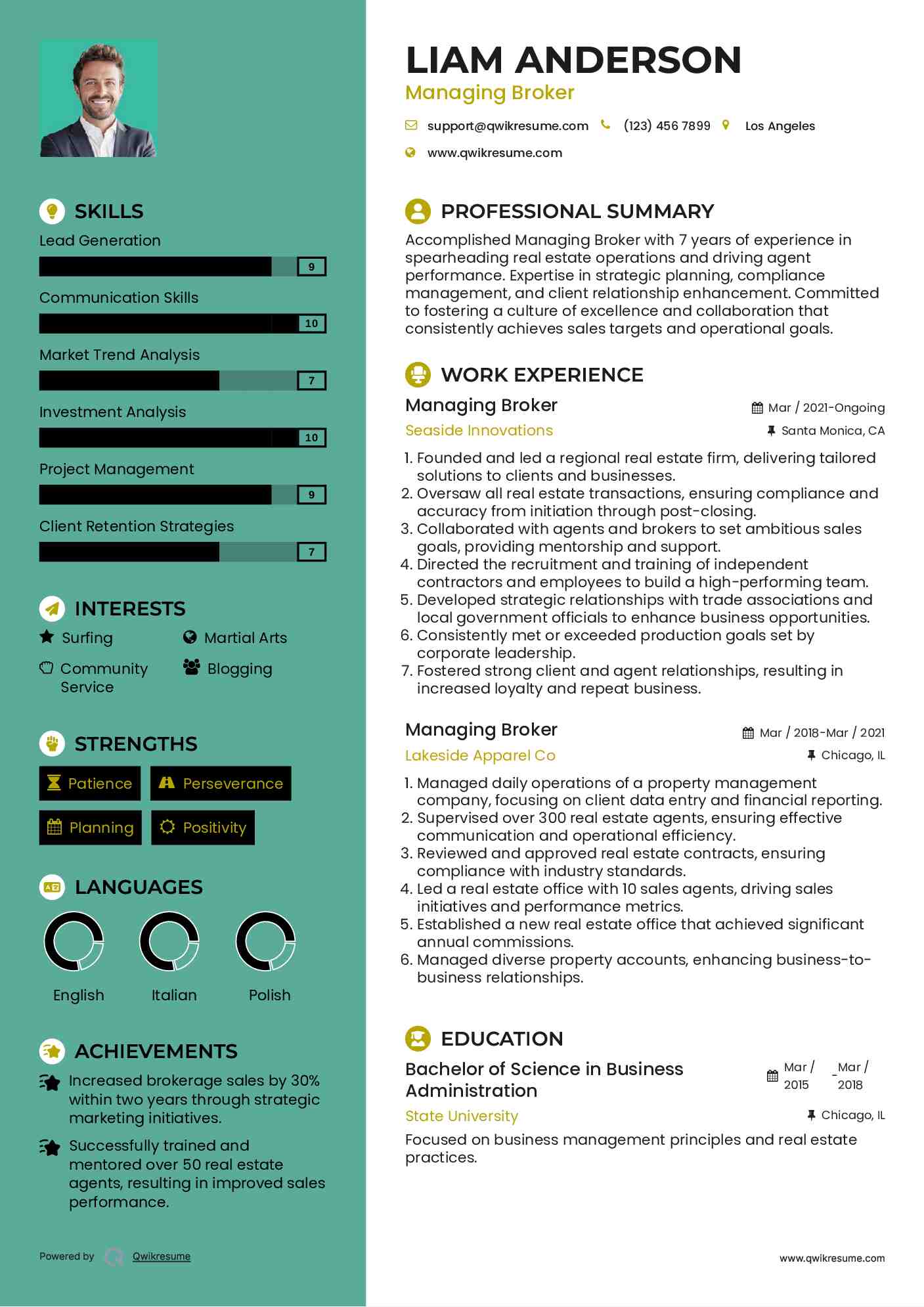 10+ Managing Broker Resume Samples & Templates for 2025 10+ Managing Broker Resume Samples & Templates for 2025