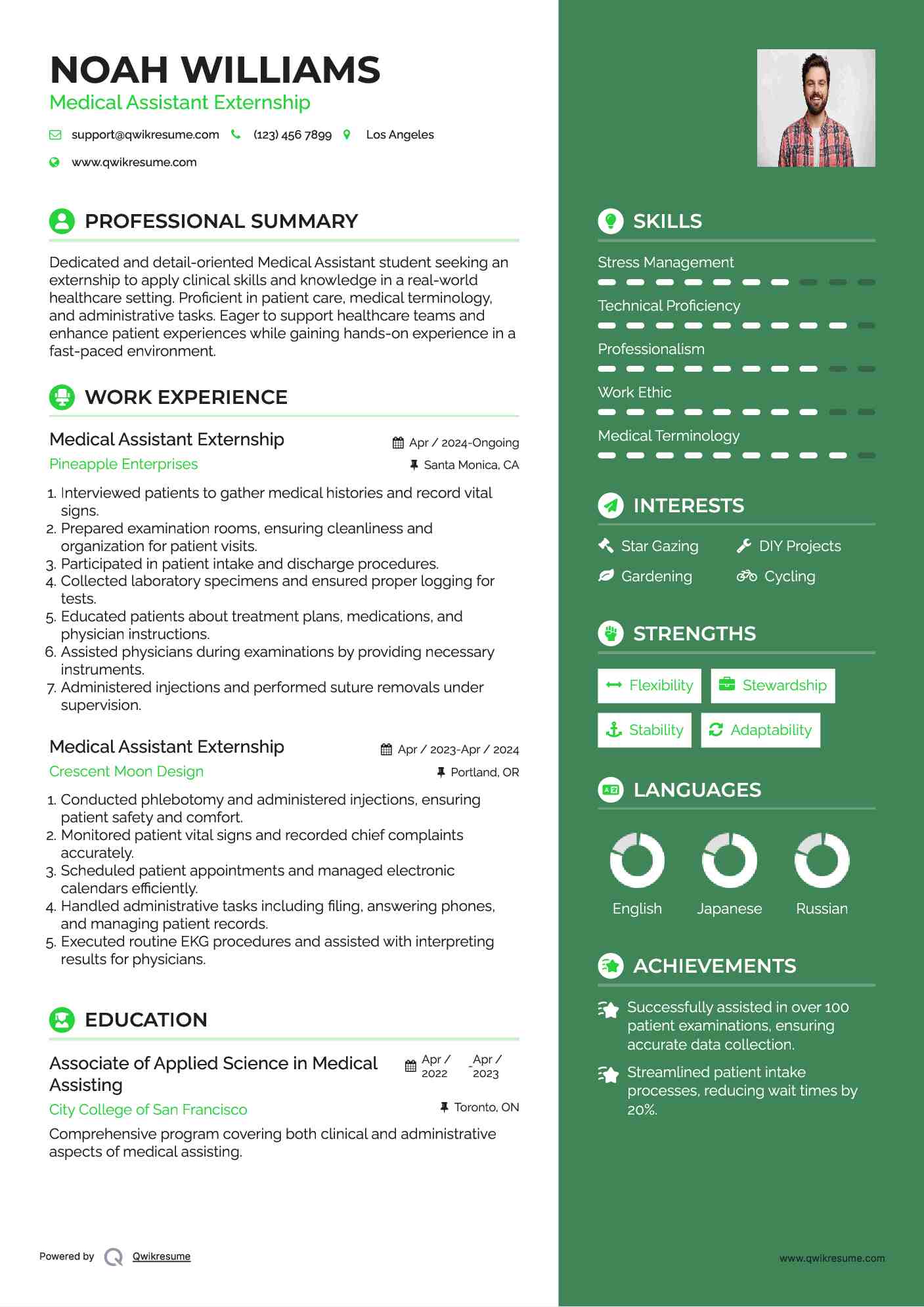 Medical Assistant Resume Examples If The Candidate Has No Experience 