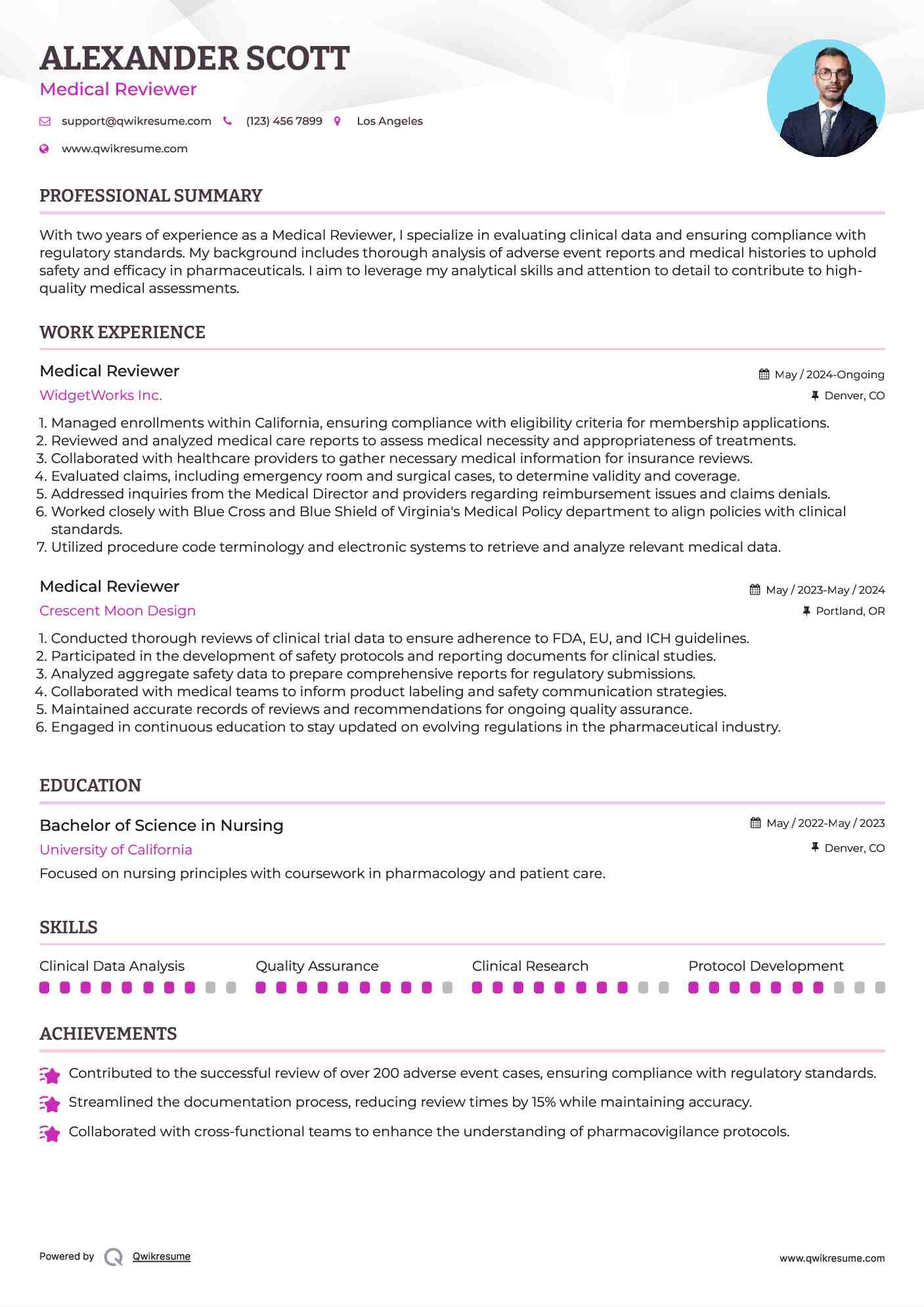 Medical Reviewer Resume Samples QwikResume medical-reviewer-resume-samples-qwikresume