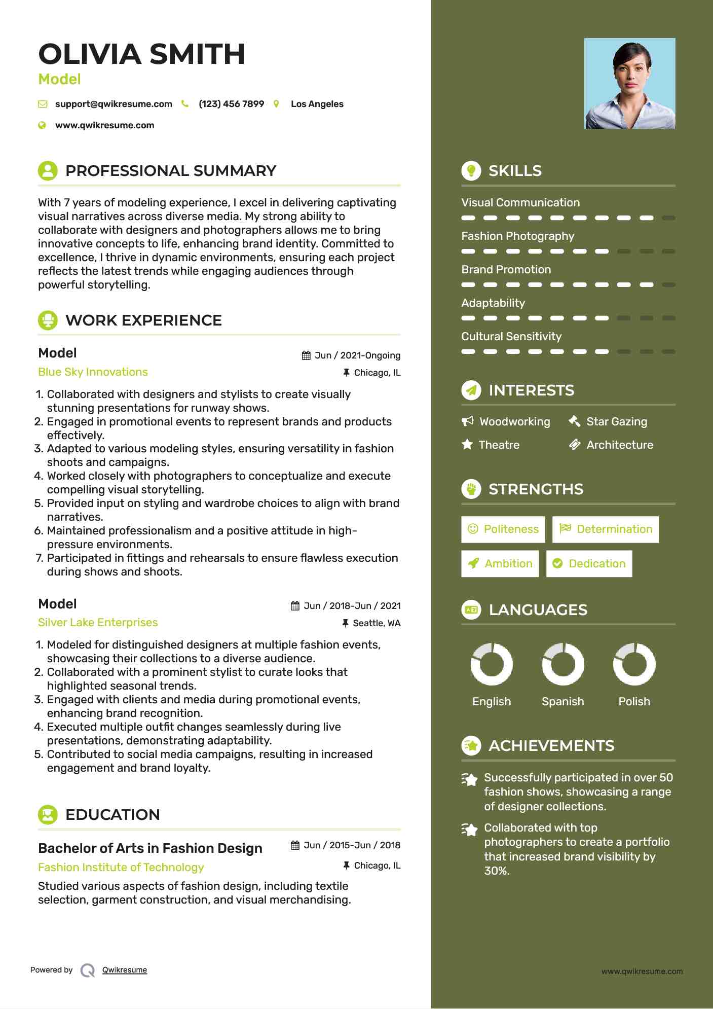 Resume For Models Carefulthief