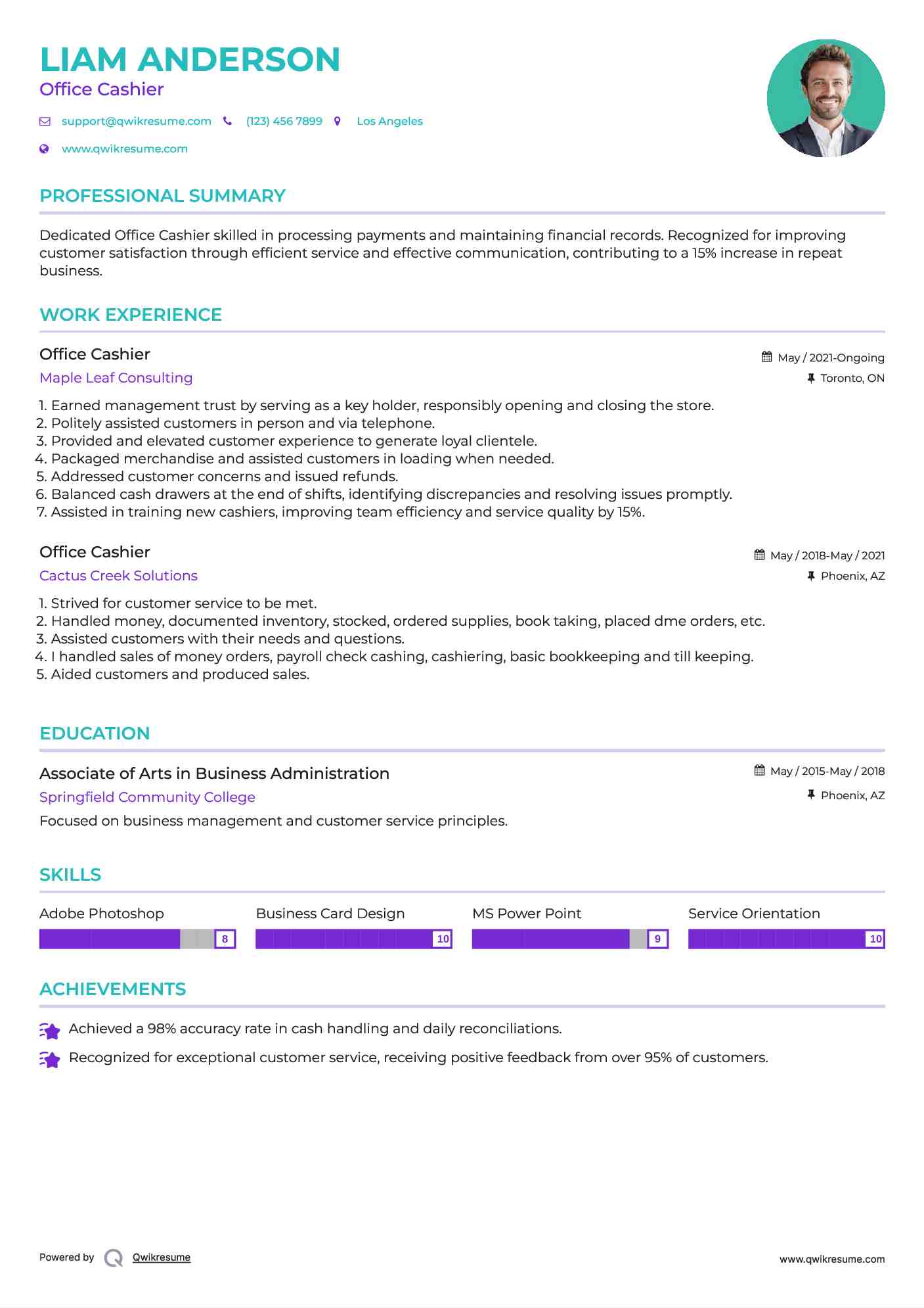 Office Cashier Resume Samples QwikResume Office Cashier Resume Samples QwikResume