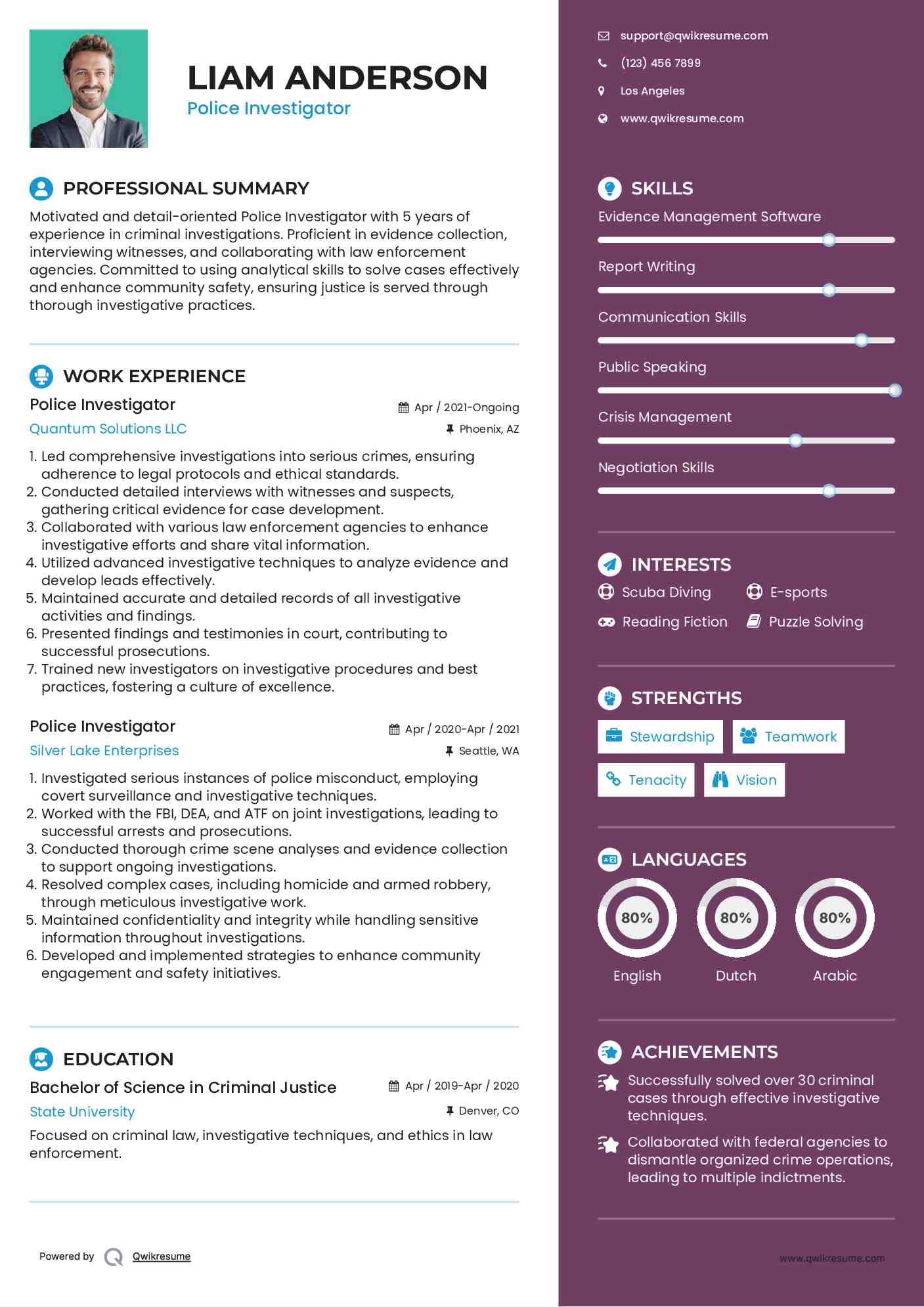 executive-criminal-investigator-resume-template-page-2-bank2home