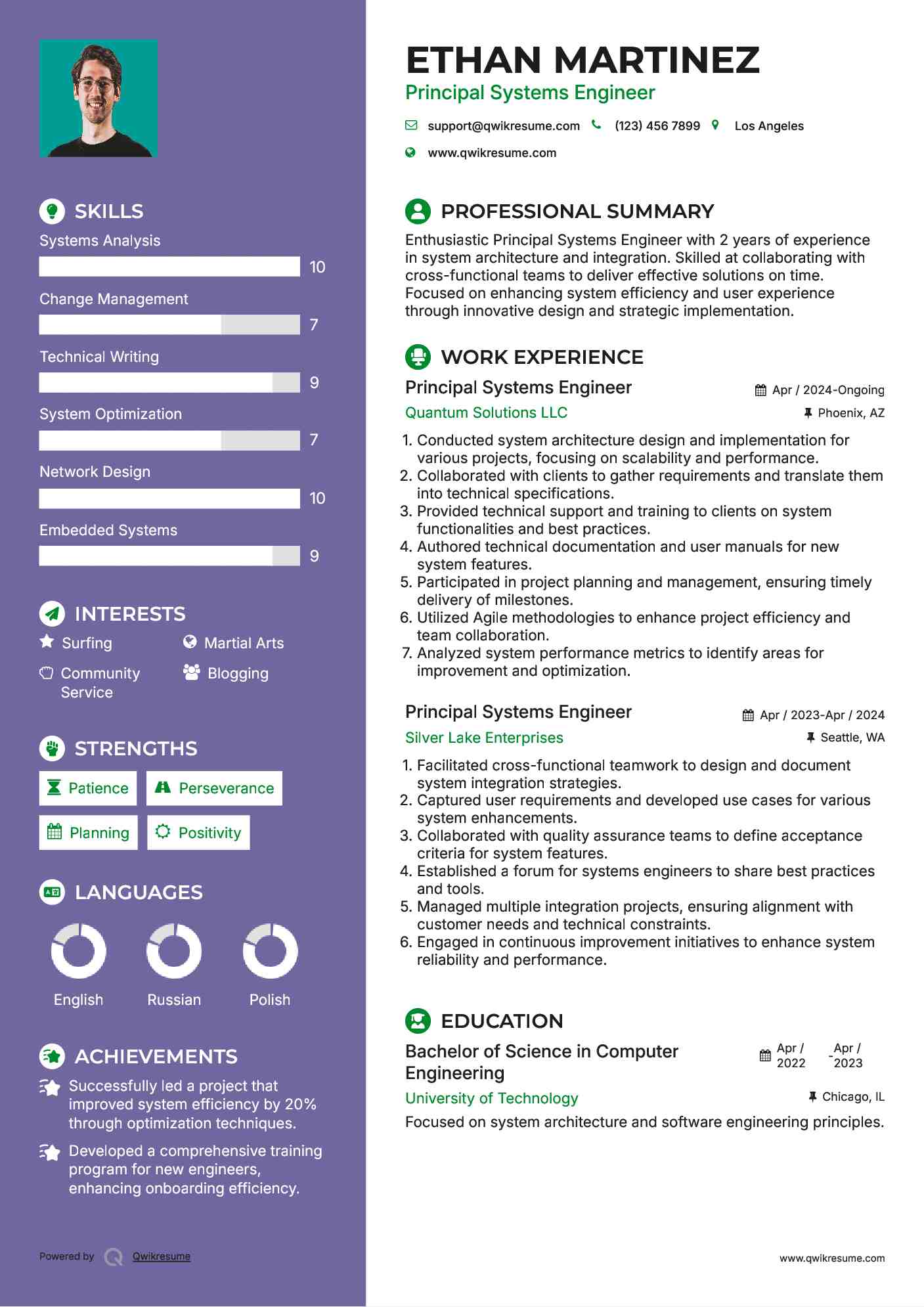 10+ Principal Systems Engineer Resume Samples & Templates for 2025 10+ Principal Systems Engineer Resume Samples & Templates for 2025